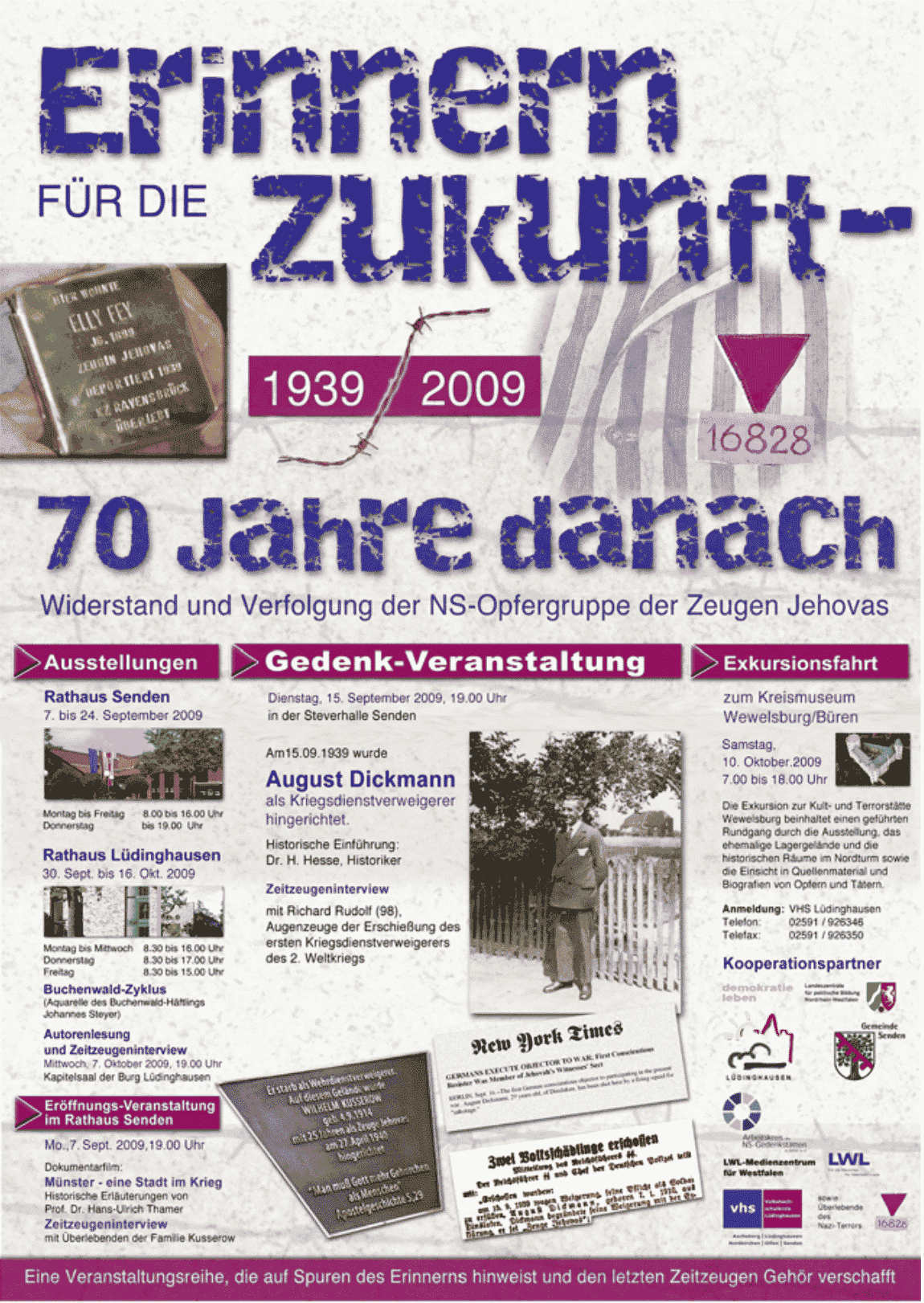 Remembrance for the future – 70 years later - Arnold-Liebster-Stiftung